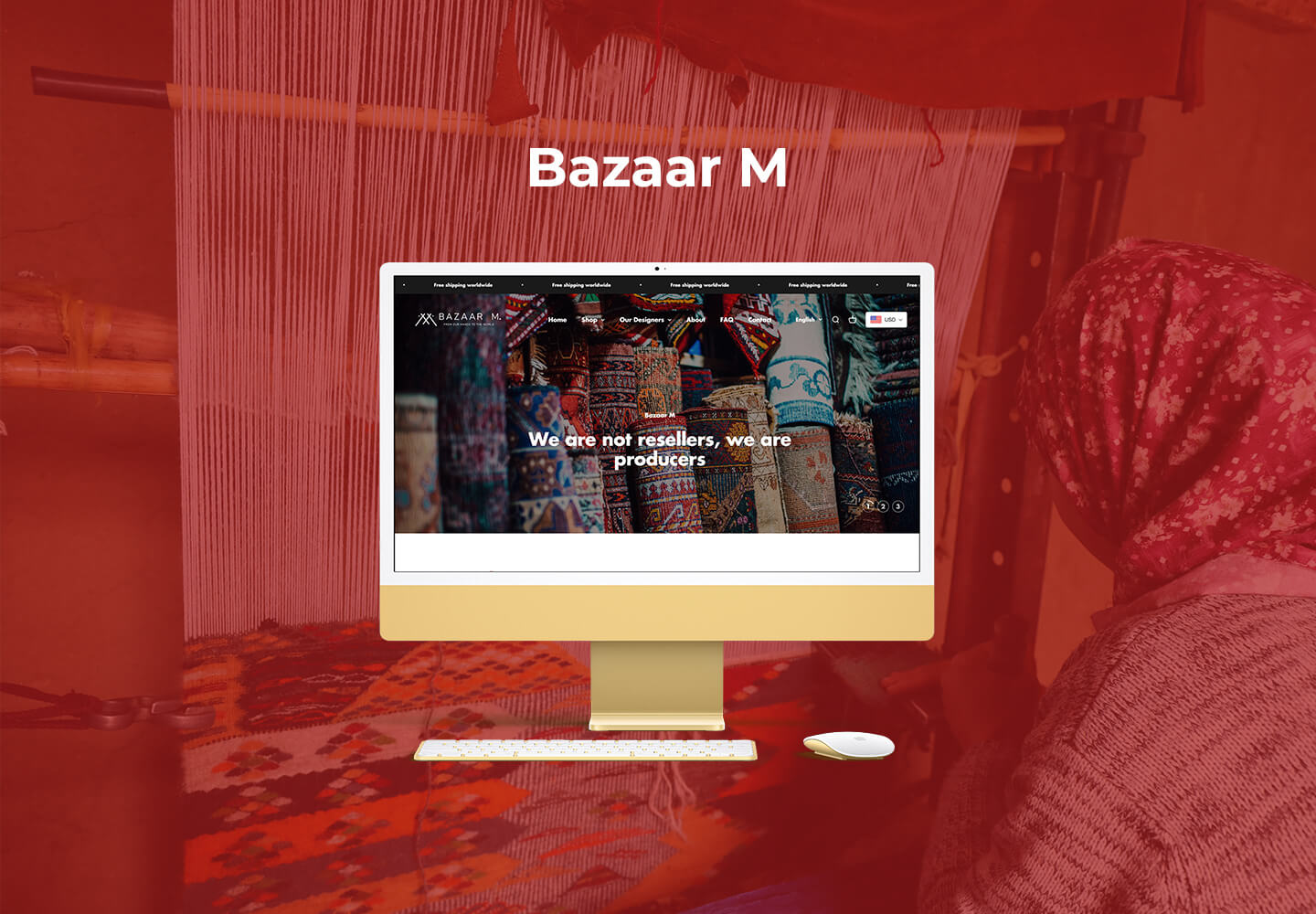 Bazaar M - Création Site Web Casablanca - Monkey Lab