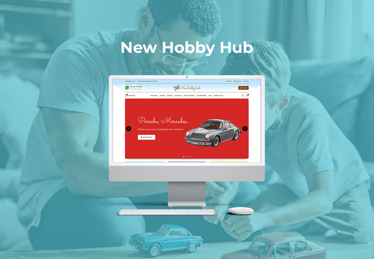 New Hobby Hub - Création Site Web Casablanca - Monkey Lab